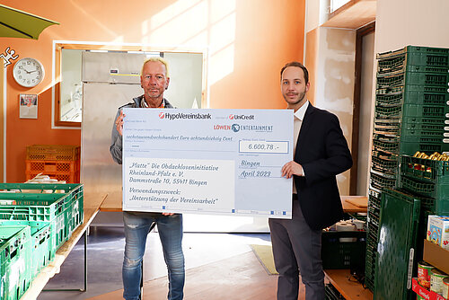 LÖWEN ENTERTAINMENT: Über 14.000 Euro für Binger Vereine